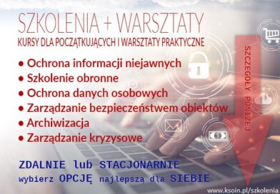 Ochrona danych osobowych i informacji niejawnych - szkolenia kursy ...
